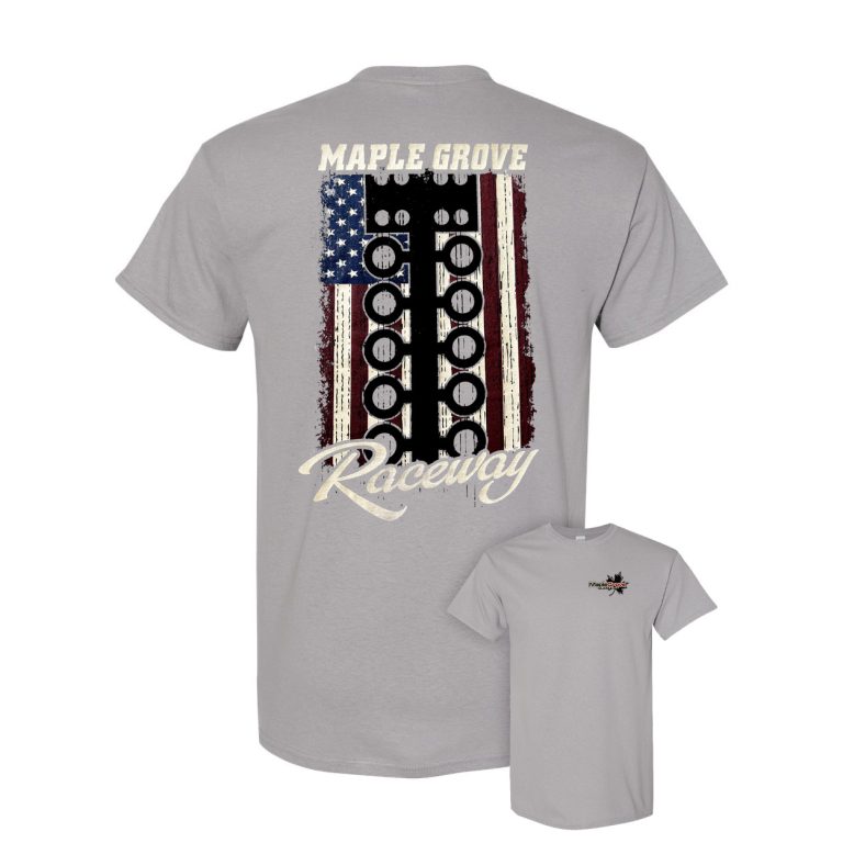 Maple Grove American Tree T-Shirt - Maple Grove Raceway
