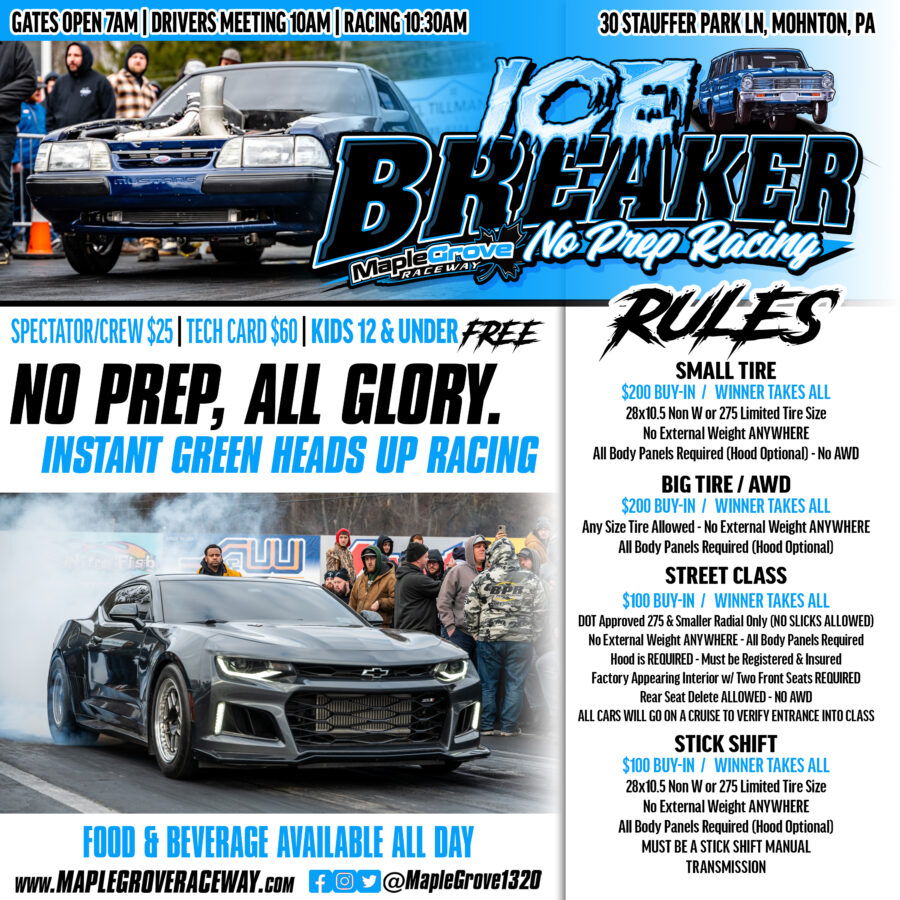 Ice Breaker No Prep Racing - Maple Grove Raceway