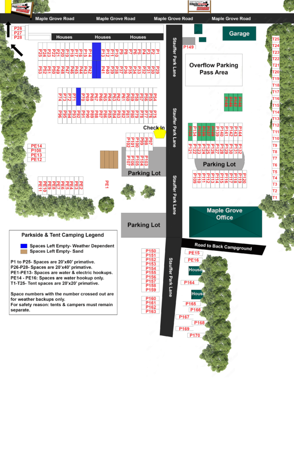 Camping - Maple Grove Raceway
