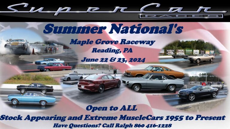 Super Car Races: Summer Nationals - Maple Grove Raceway