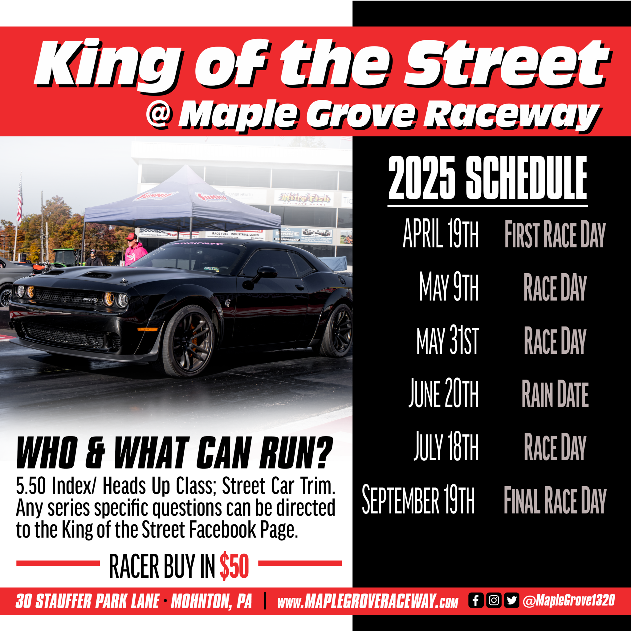 Test N Skid Night Featuring King of the Street: September 19th - Maple ...