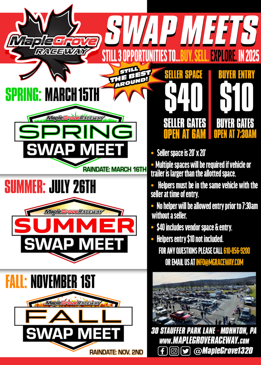 Spring Swap Meet - Maple Grove Raceway